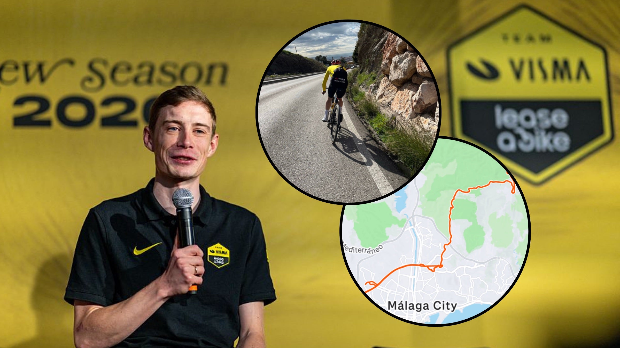 Vingegaard Crashes While Being Tailed by Amateur